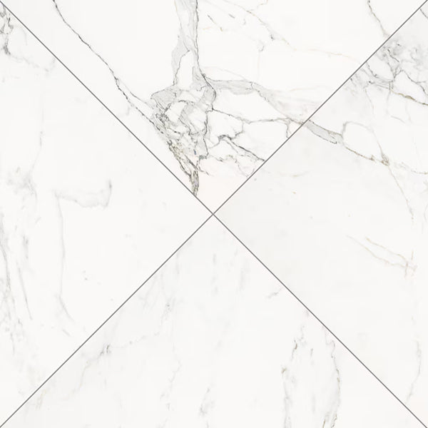 MSI Regallo Calacatta Isla 24x24 Matte Porcelain Tile – Marble Look ...