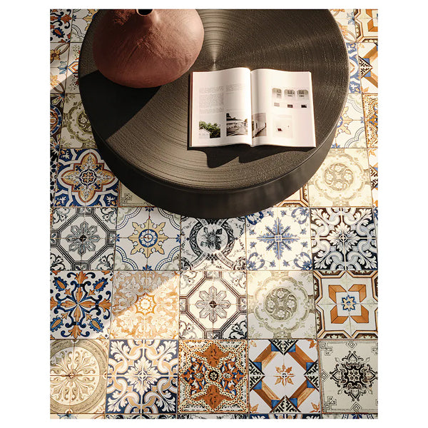 Anatolia Medina Colour Mix Glossy Ceramic Wall Tile 8x8 – Eclectic ...