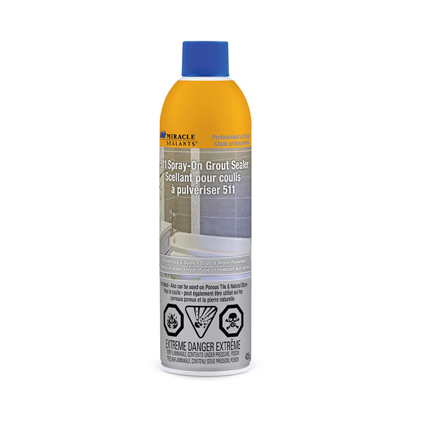 Miracle Sealants 511 Spray-On Grout Sealer – 425g Invisible Tile ...
